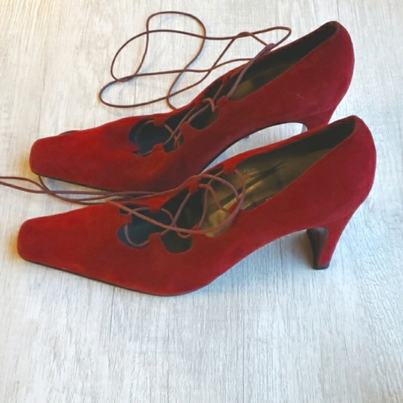 Edoardo Alessi | Shoes | Edoardo Alessi Suede Heels | Poshmark